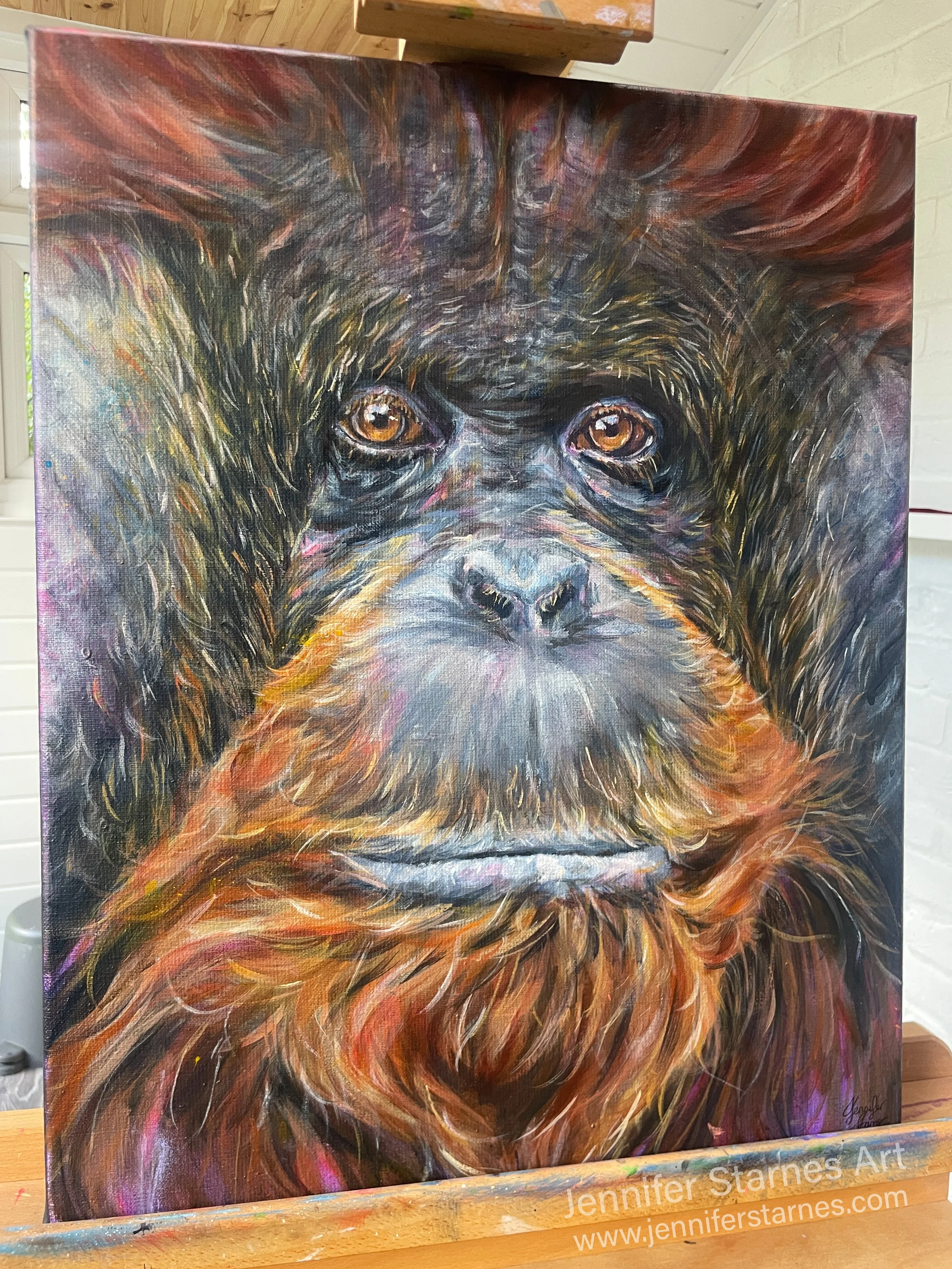 Wildlife Art | Wildlife portrait | Wildlife paintings — Jennifer ...