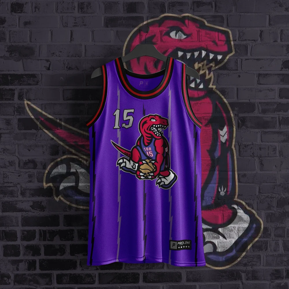 ProLine Basketball Jersey Mockup Template for Photoshop - Back Flat ...