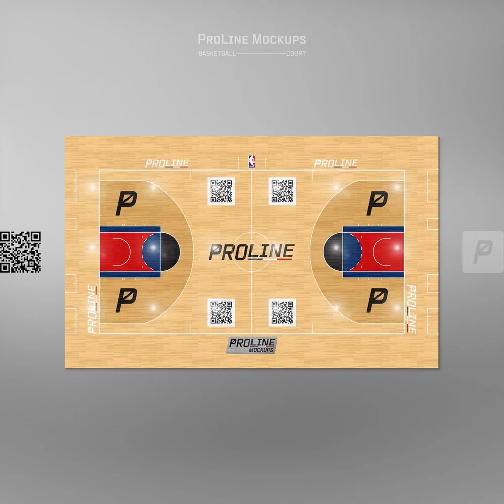 ProLine Basketball Jersey Mockup Template for Procreate - Front Flat ...