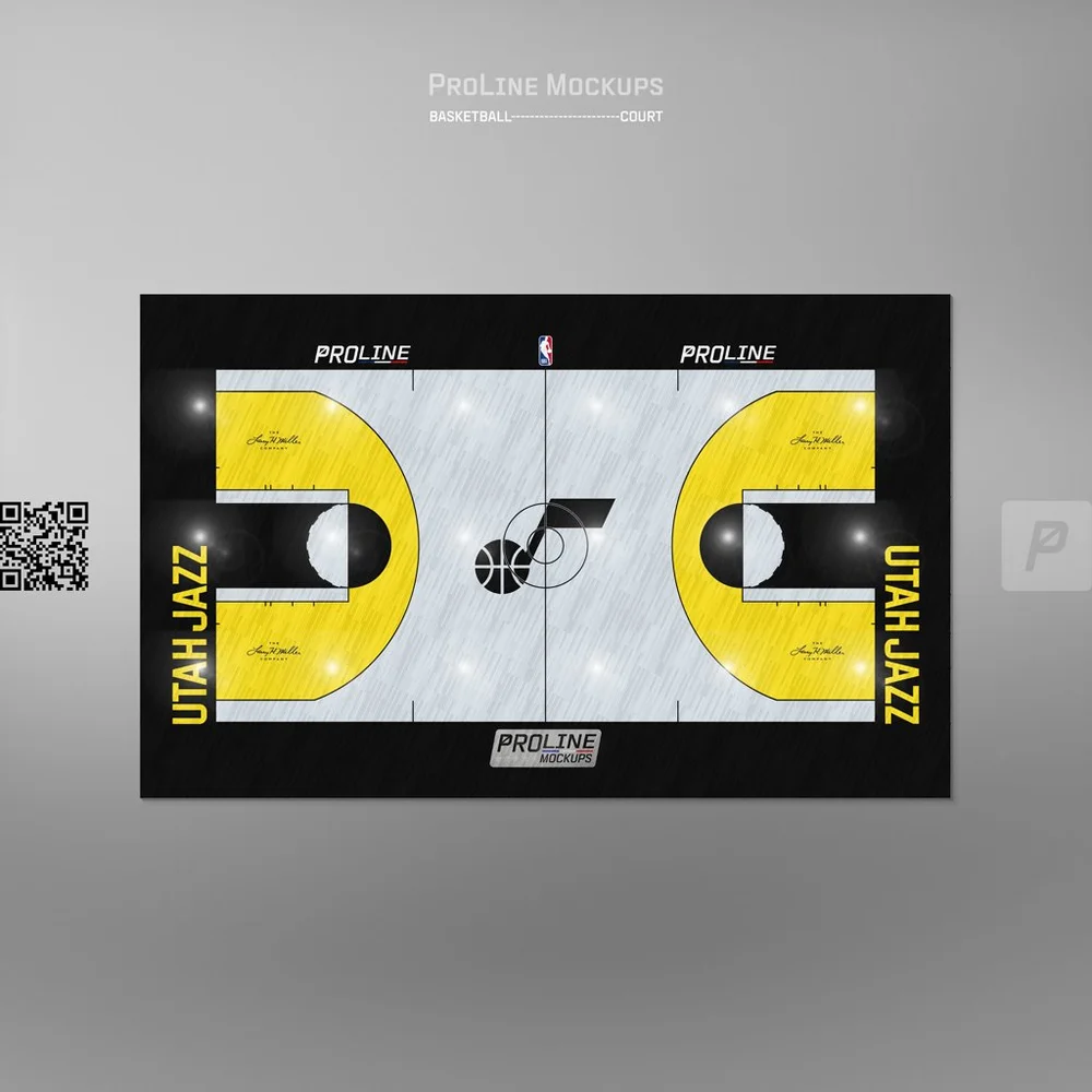 ProLine Basketball Jersey Mockup Template for Photoshop - Back Flat ...