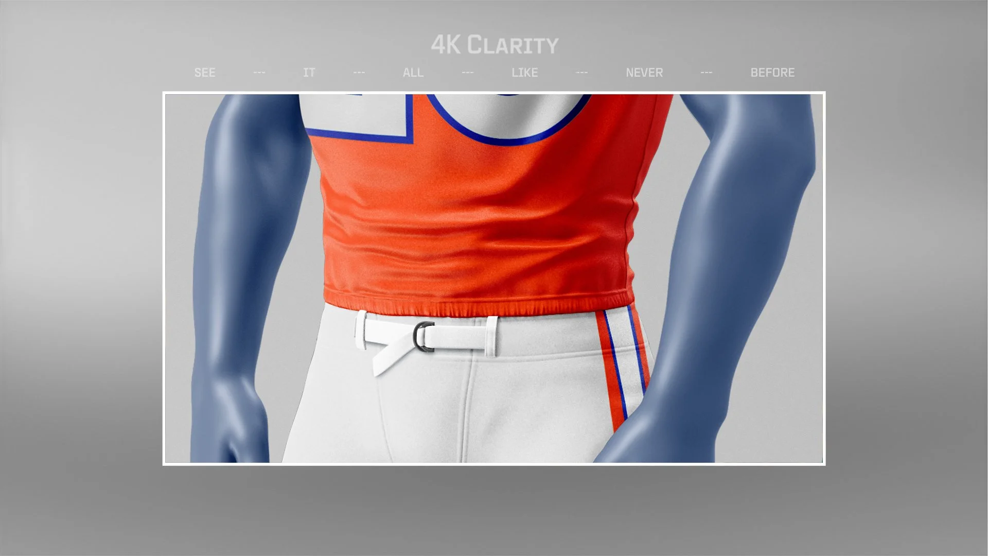 ProLine Football Uniform Mockup Template for Photoshop - Three Quarters ...