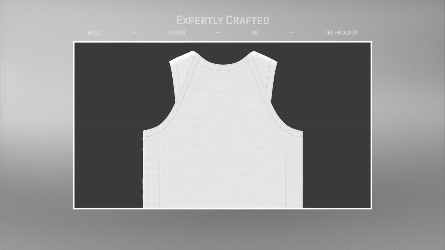 ProLine Basketball Jersey Mockup Template for Photoshop - Back Flat ...