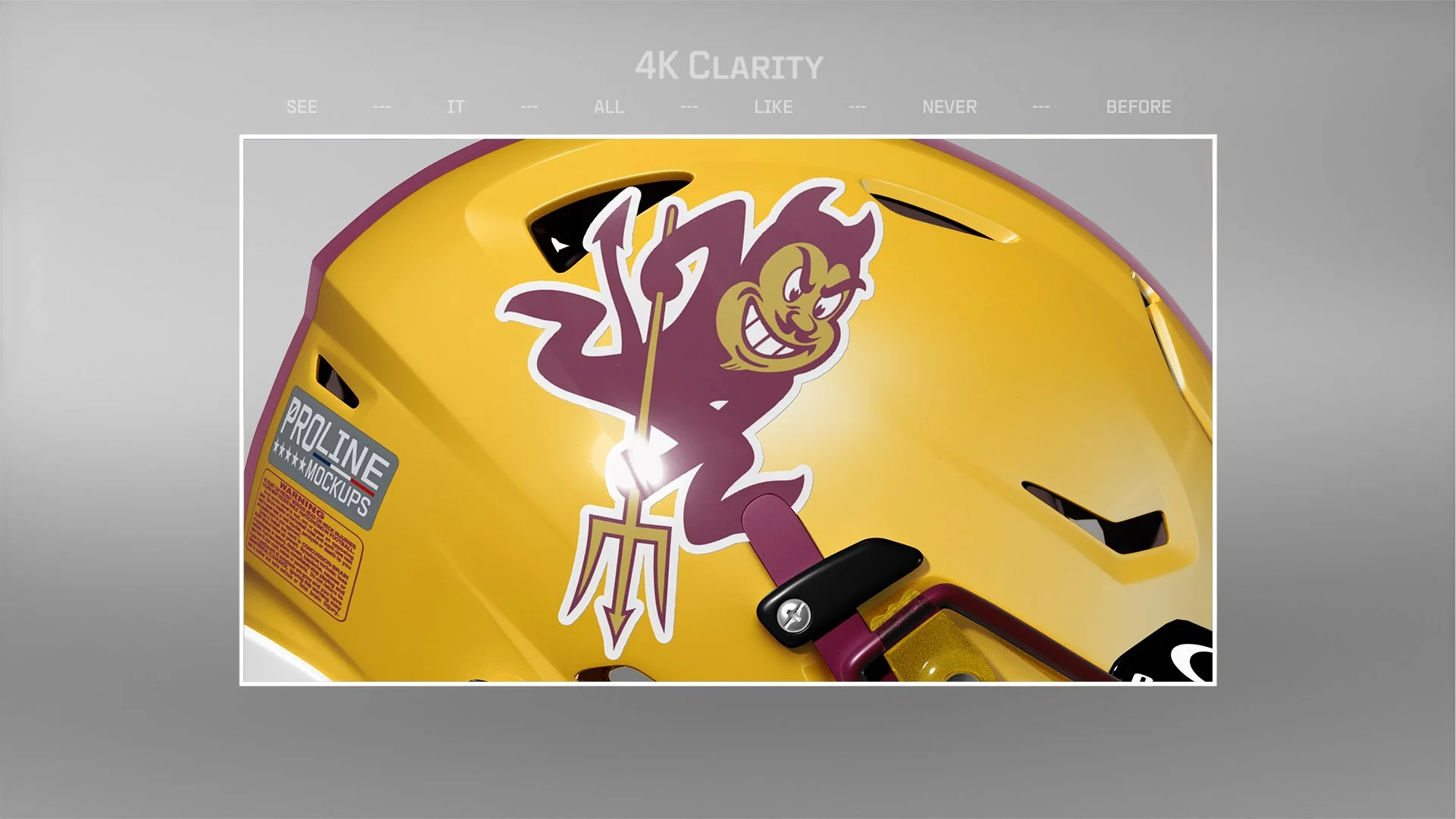 ProLine SpeedFlex Helmet Mockup Template for Photoshop - Side View 3 ...