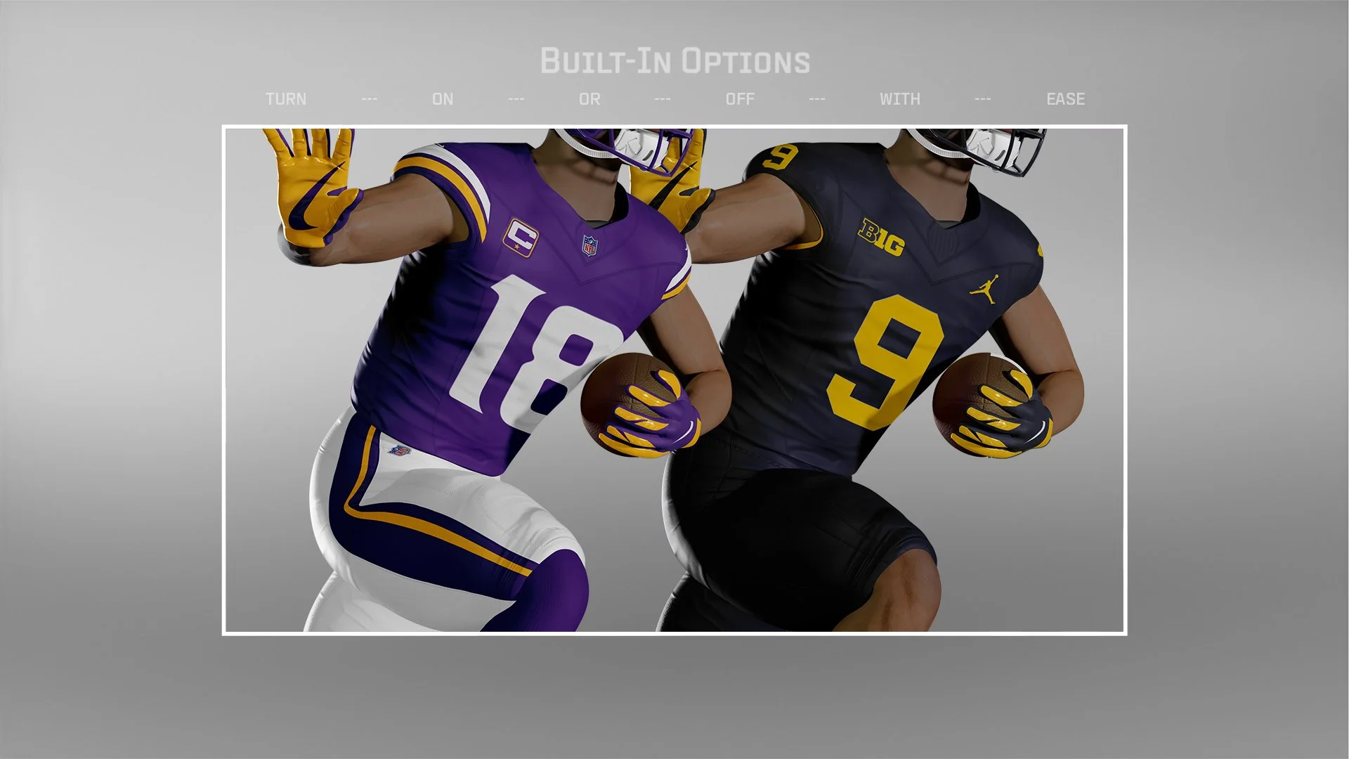 ProLine Football Uniform Mockup Template for Photoshop - Action Pose ...
