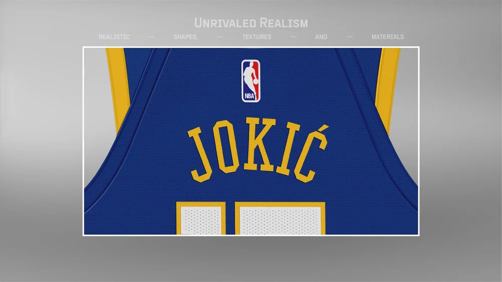 ProLine Basketball Jersey Mockup Template for Photoshop - Back Flat ...