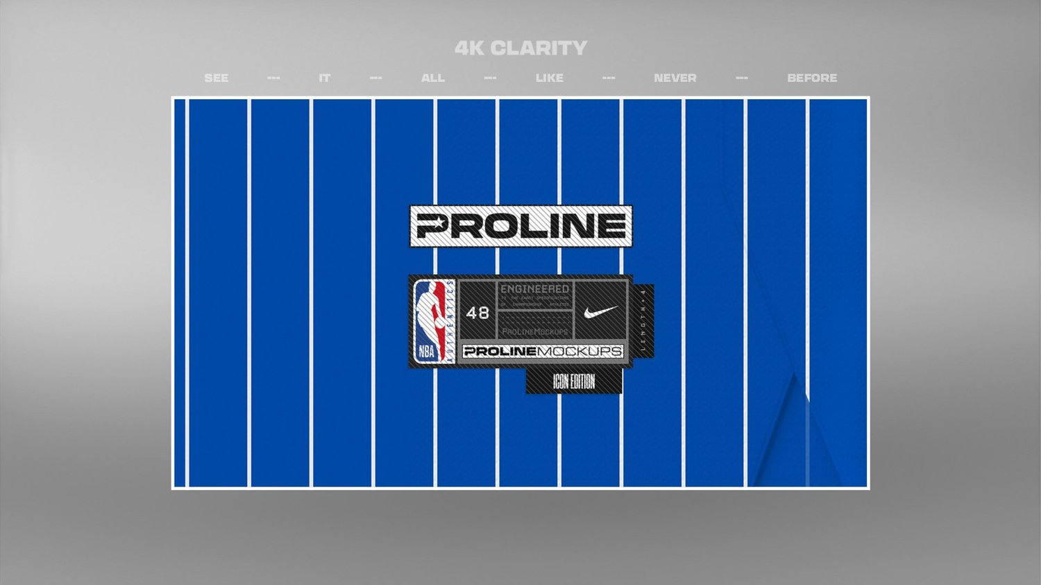 ProLine Basketball Jersey Mockup Template for Figma - Front Flat View ...
