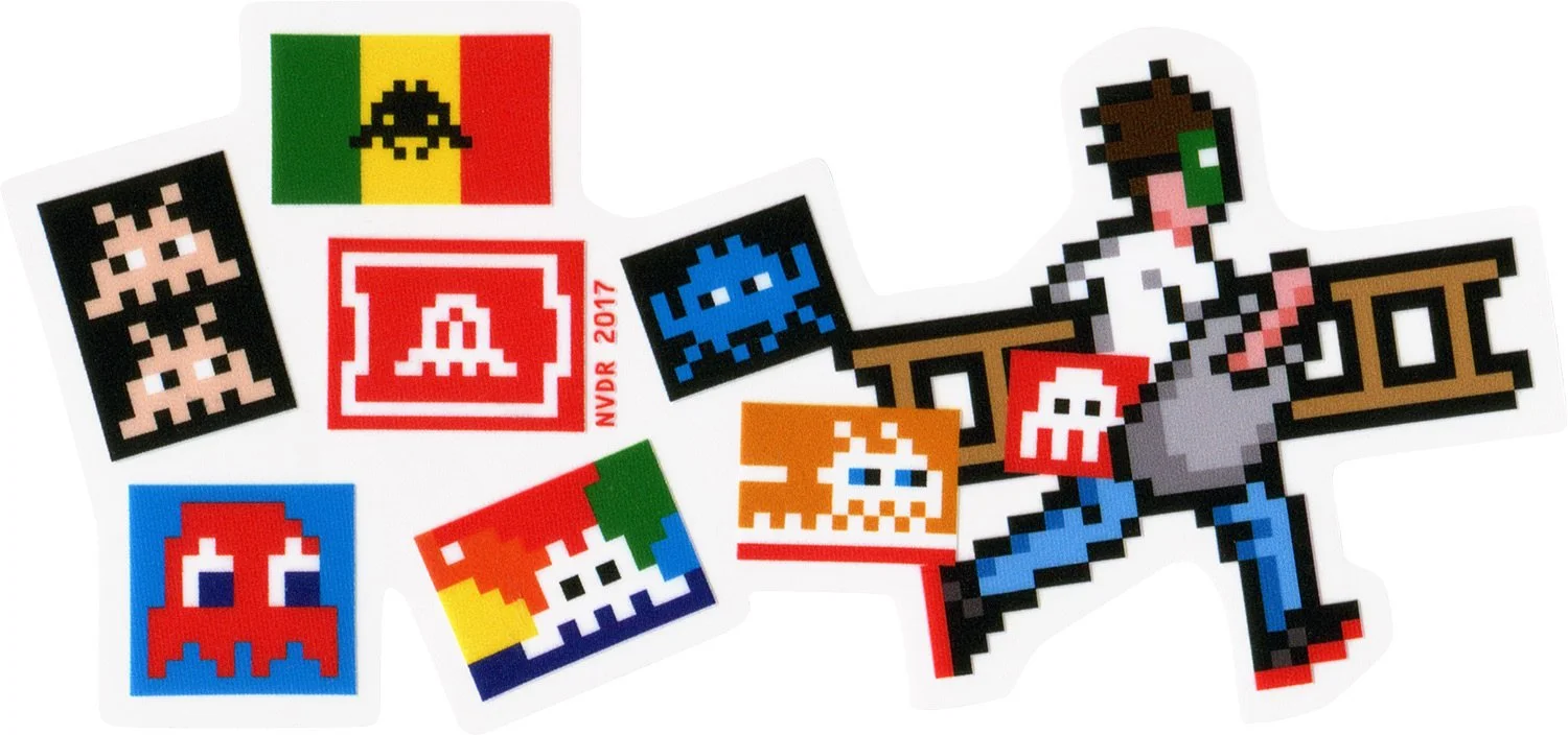 Sticker Museum — INVADER STICKERS EXHIBITION