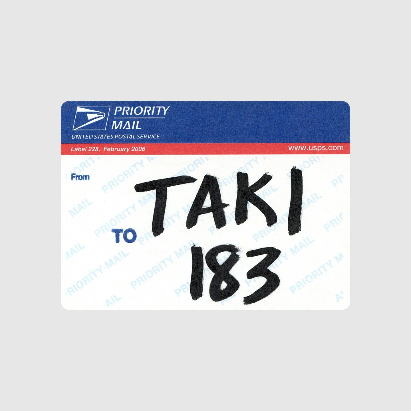 Sticker Museum — TAKI 183