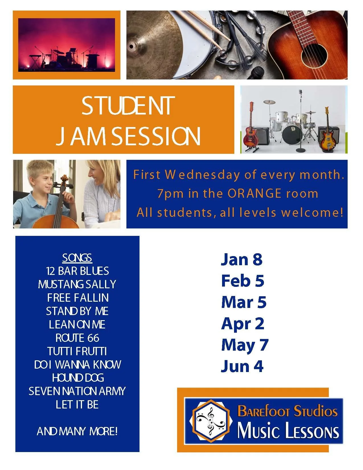 Barefoot Studios Student Jam