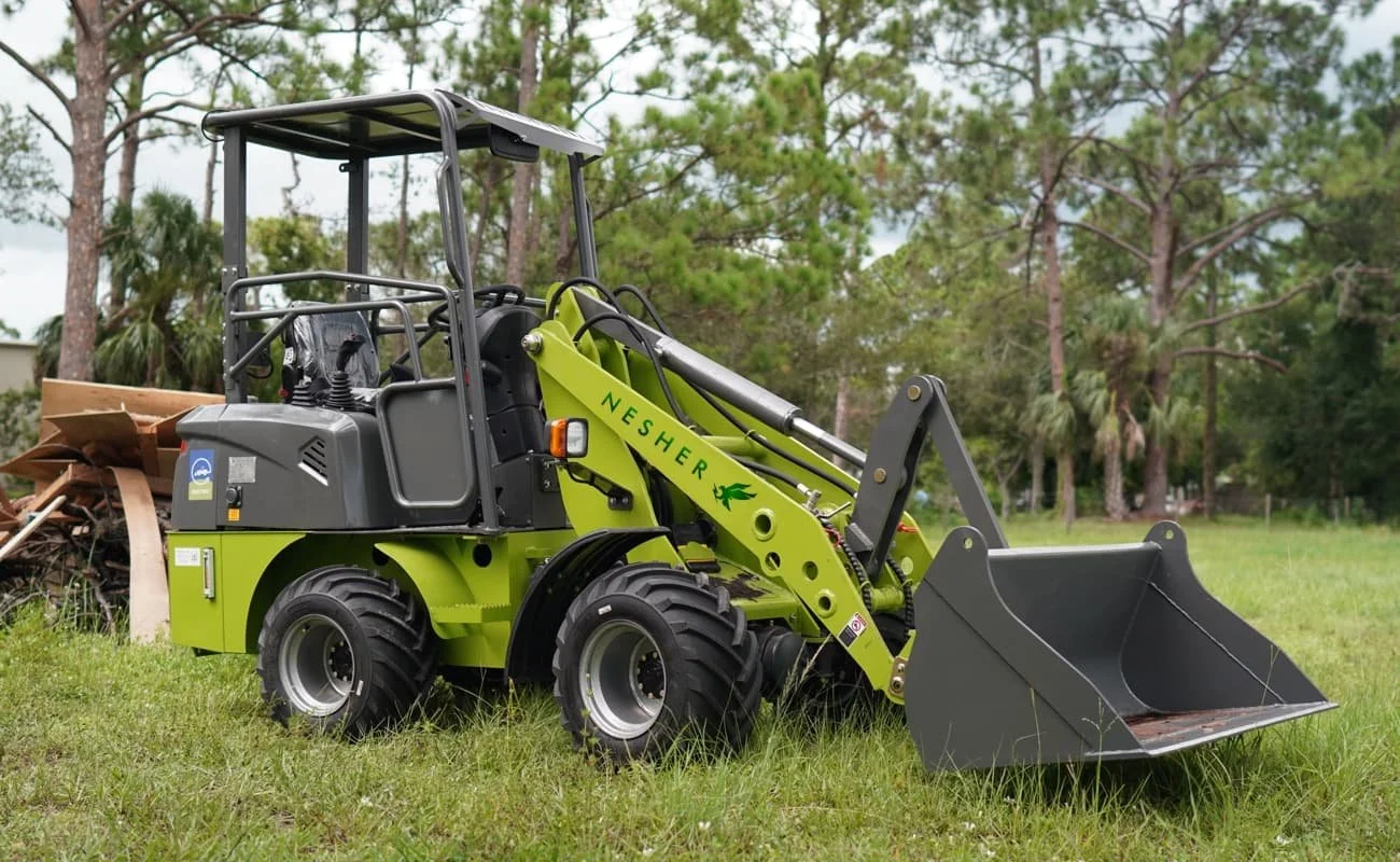 Nesher L1400 electric wheel loader — Nesher Equipment