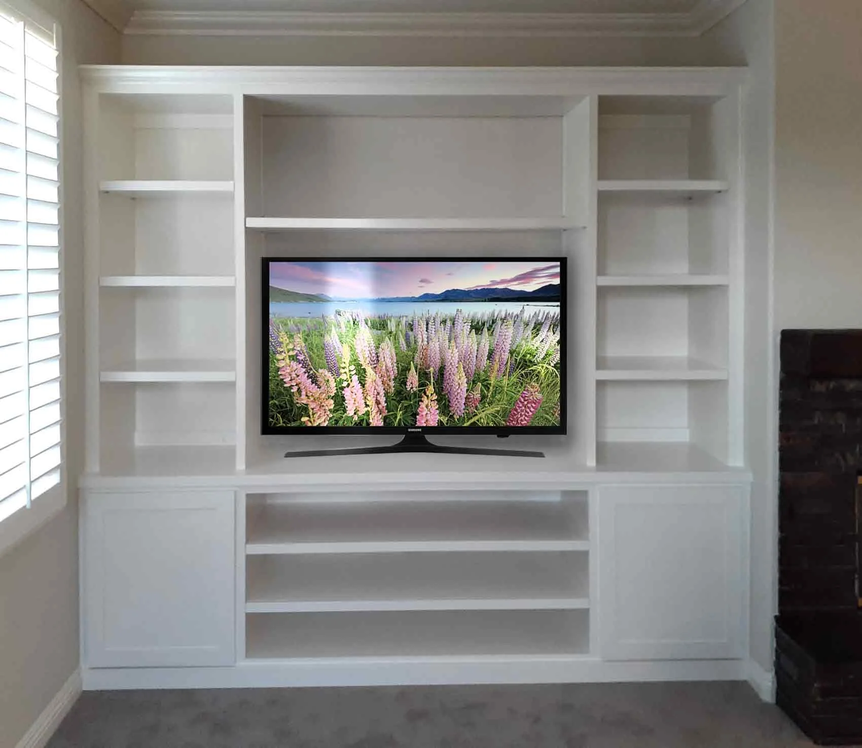 Custom entertainment center cabinets, TV wall units — JC CUSTOM ...