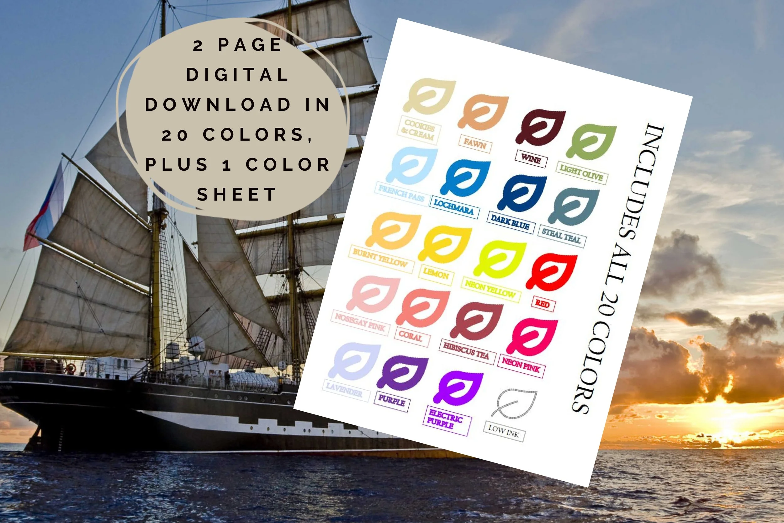 LOCKED TREE— Passenger List Page Pack