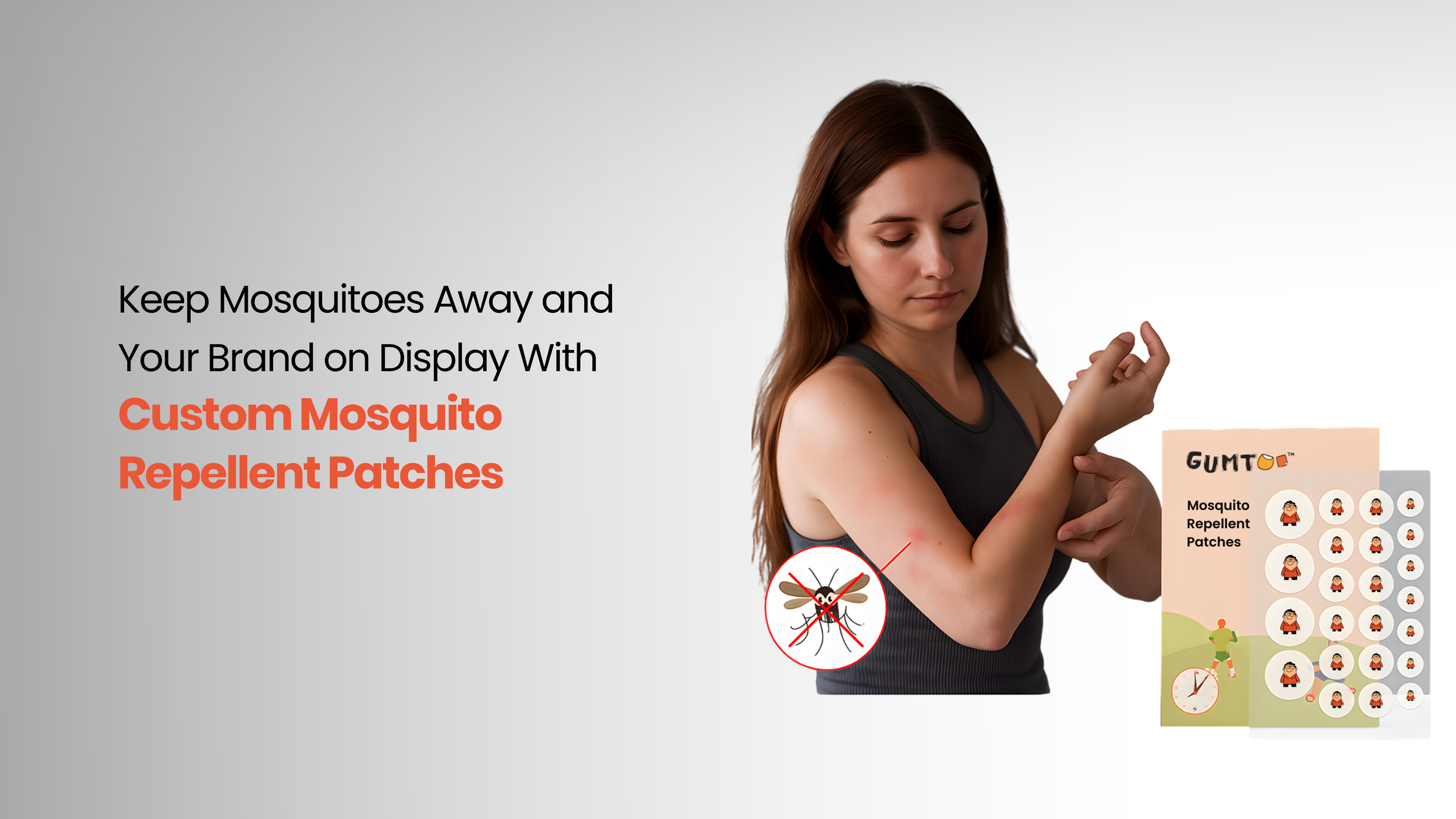 Custom mosquito repellent patches USA. DEET-free, essential oil based ...