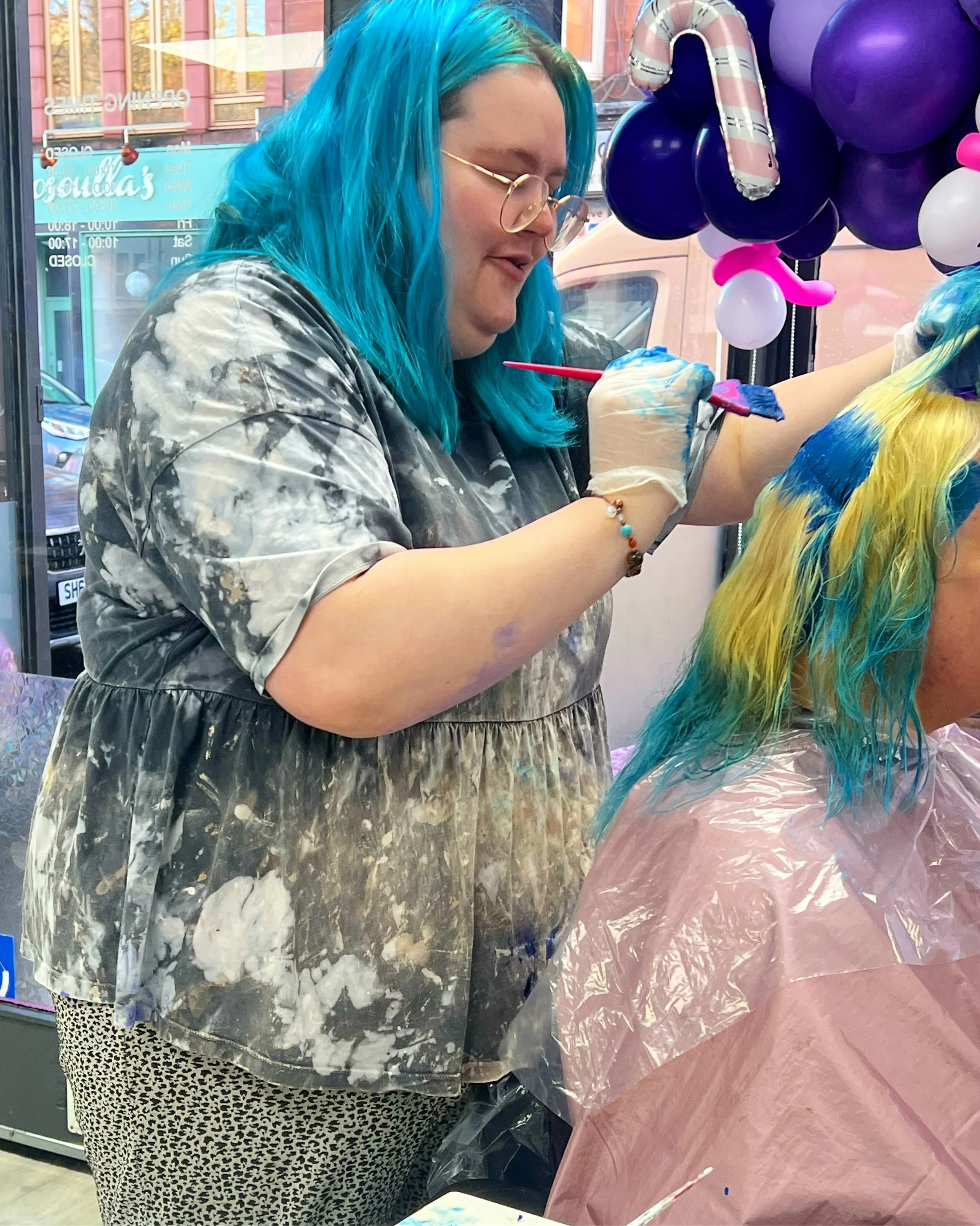 Crazy Hair Lady