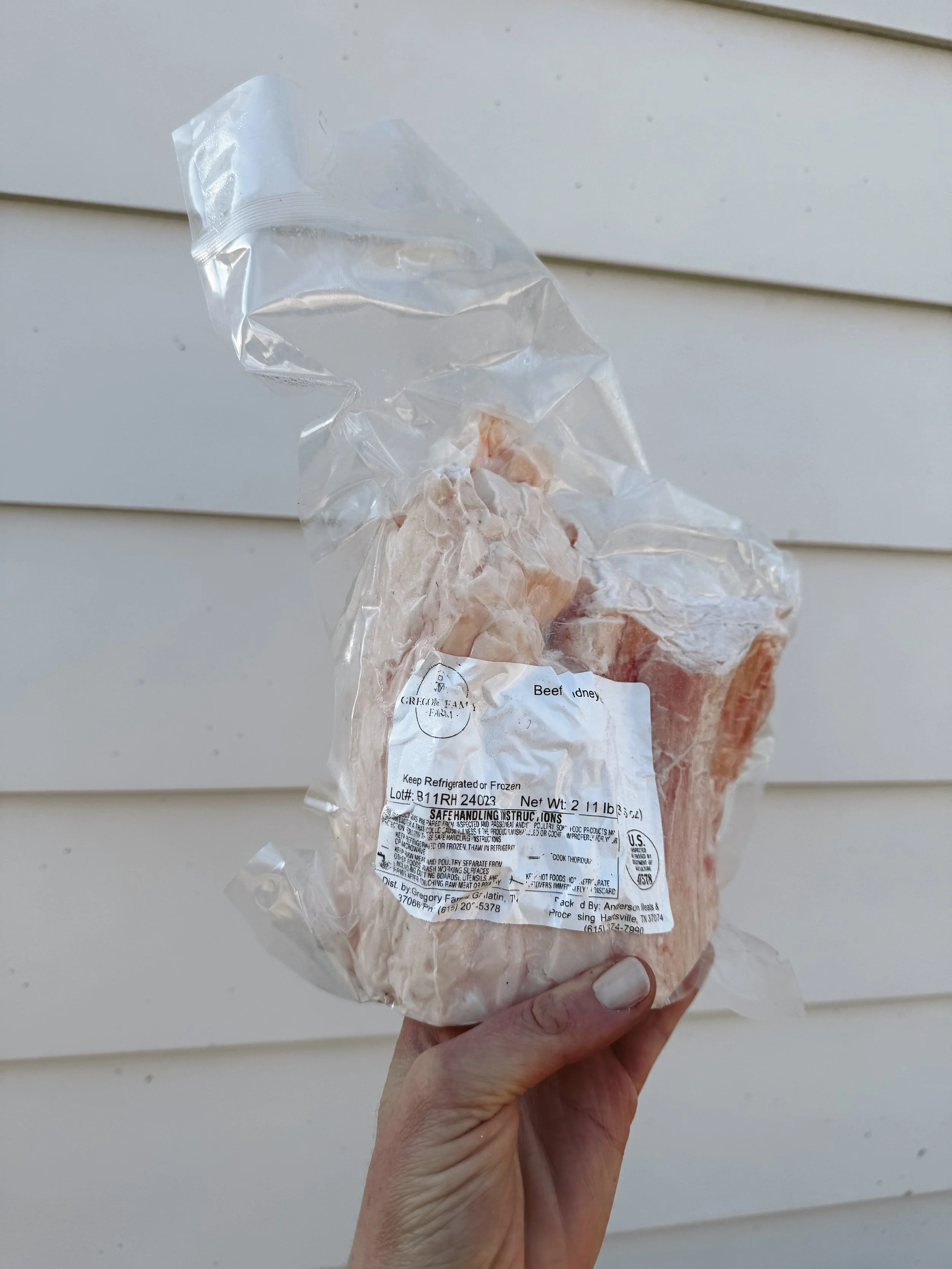 Beef Kidney Fat (Tallow) — Gregory Family Farm