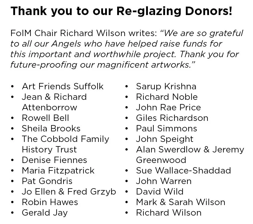 Re-Glazing Angels — FOIM