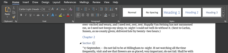 How to Create an Easy Outline with Word's Style Feature — DuSablon Editing