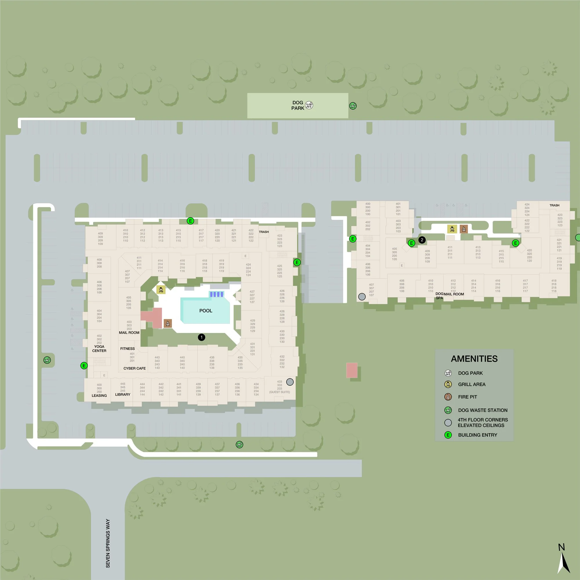 Floorplans — District at Seven Springs