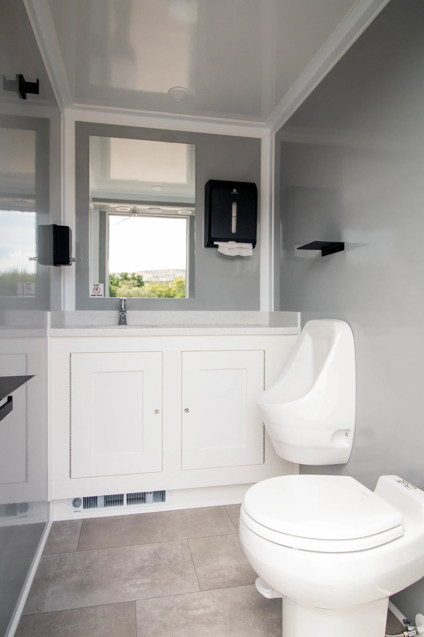 Book Now - Outhouse Luxury Two-Stall Restroom Trailer