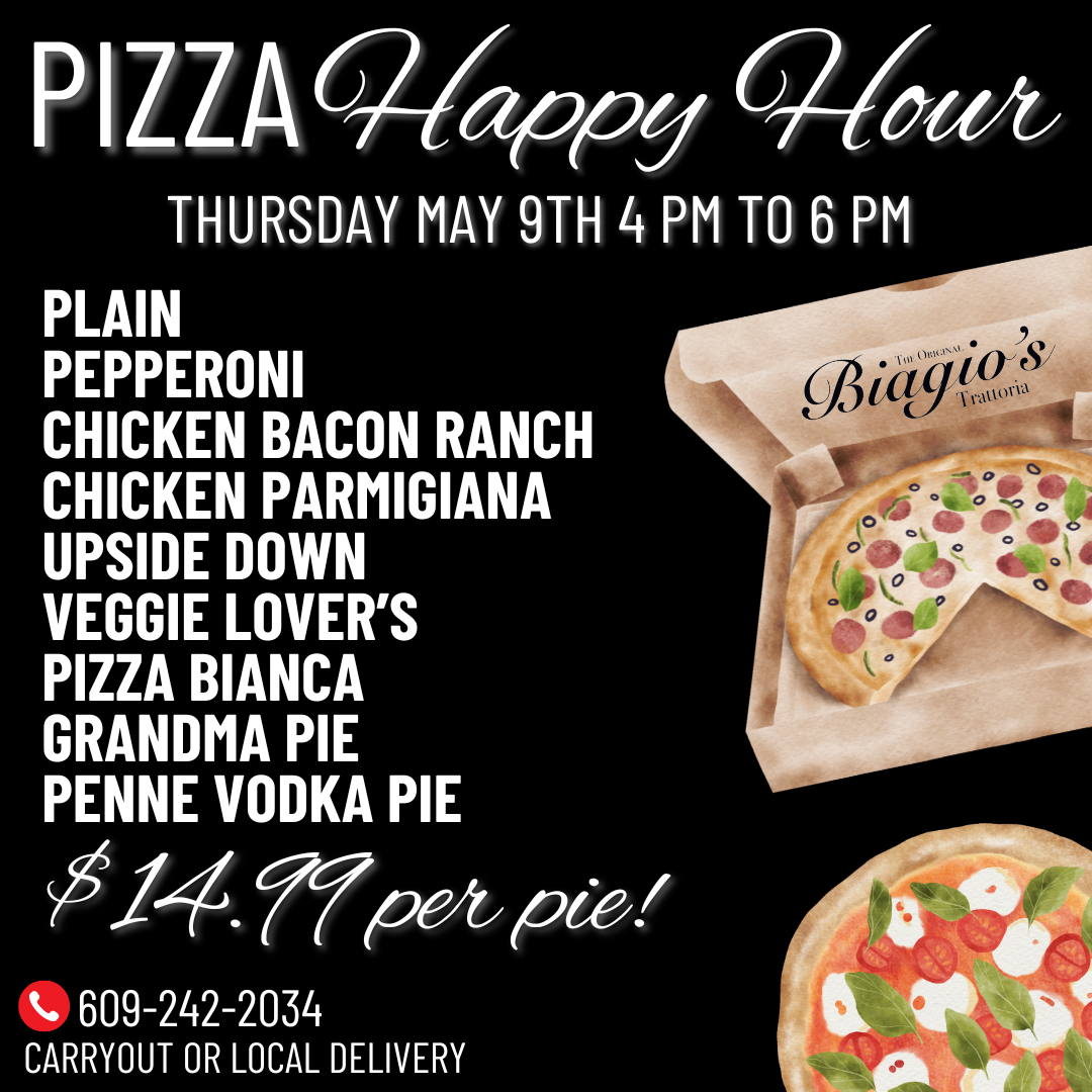 Happy Hour — The Original Biagio's Trattoria