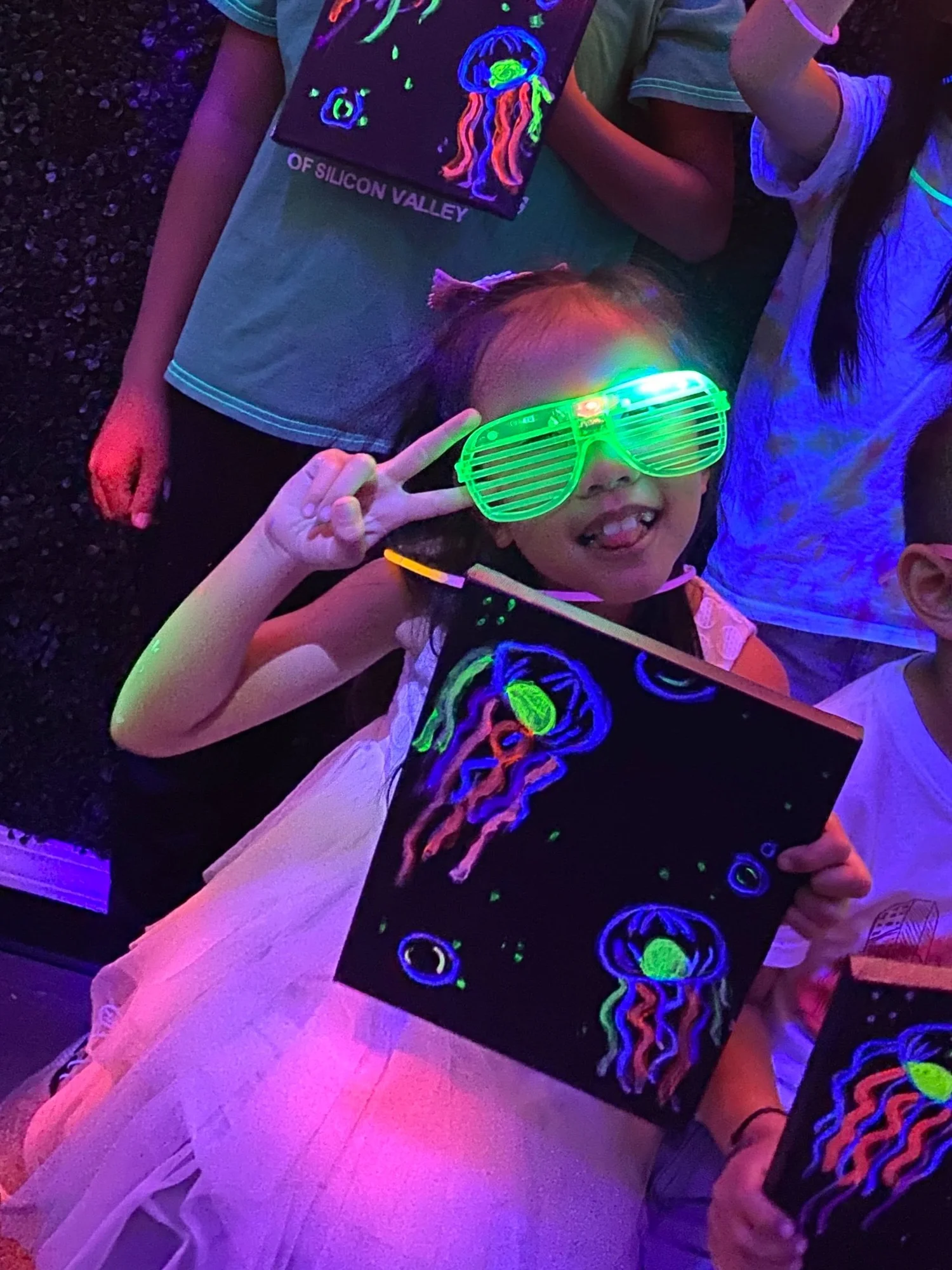 Glow in the Dark Paint Party — Pixels - Paint and Gaming Party Venue