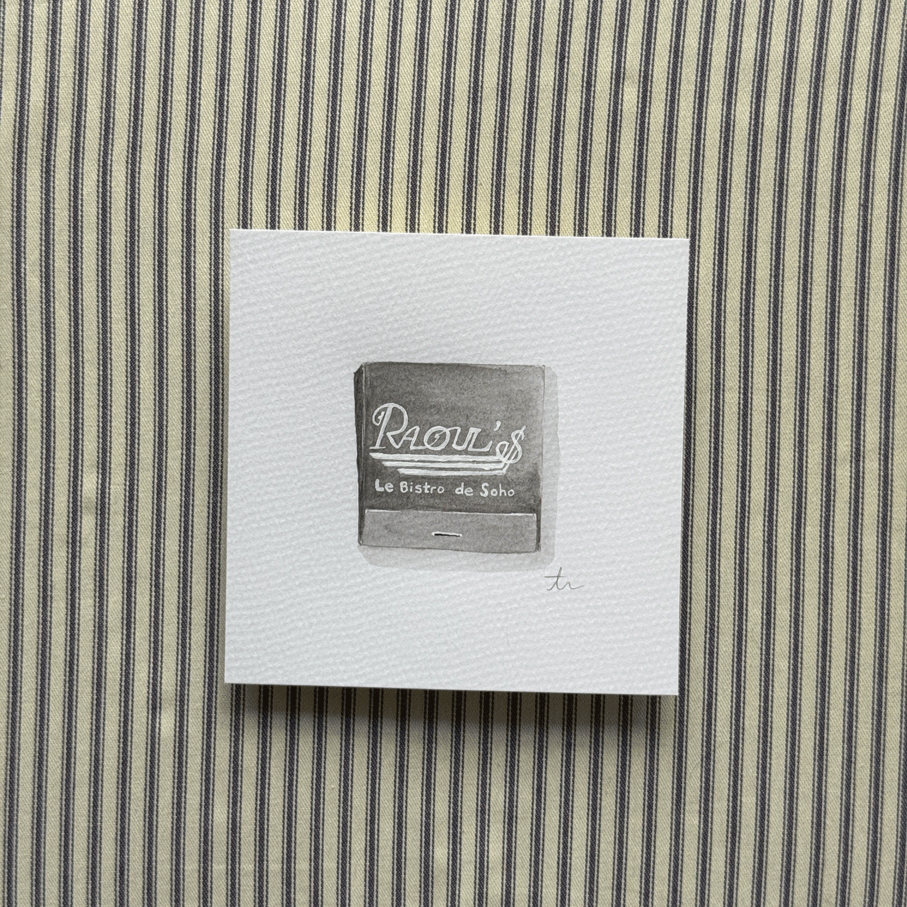 Raoul's Matchbook Painting — Tani Koch