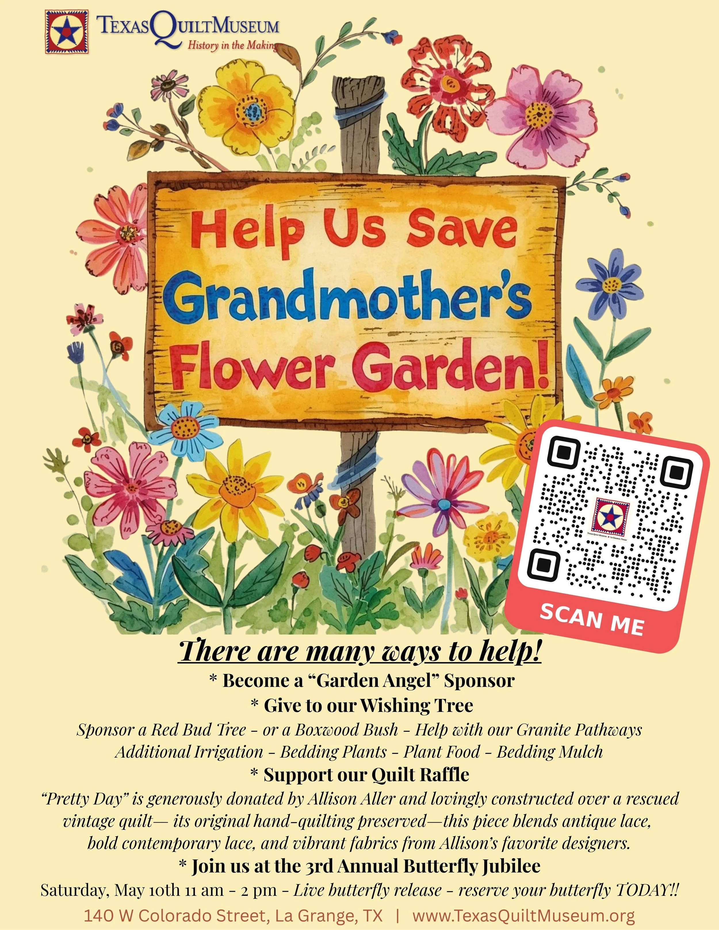 You can help!… — Texas Quilt Museum