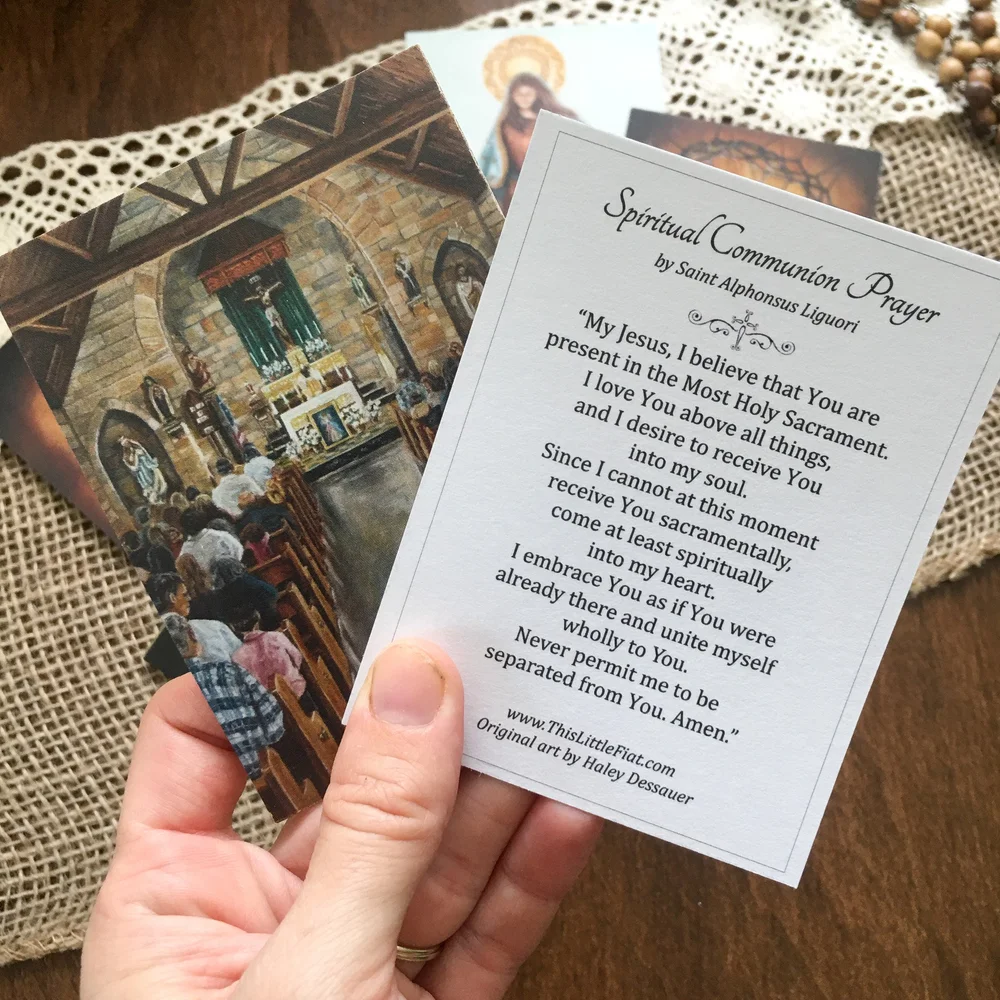 Prayer Cards — Original Catholic Art | This Little Fiat | Catholic ...