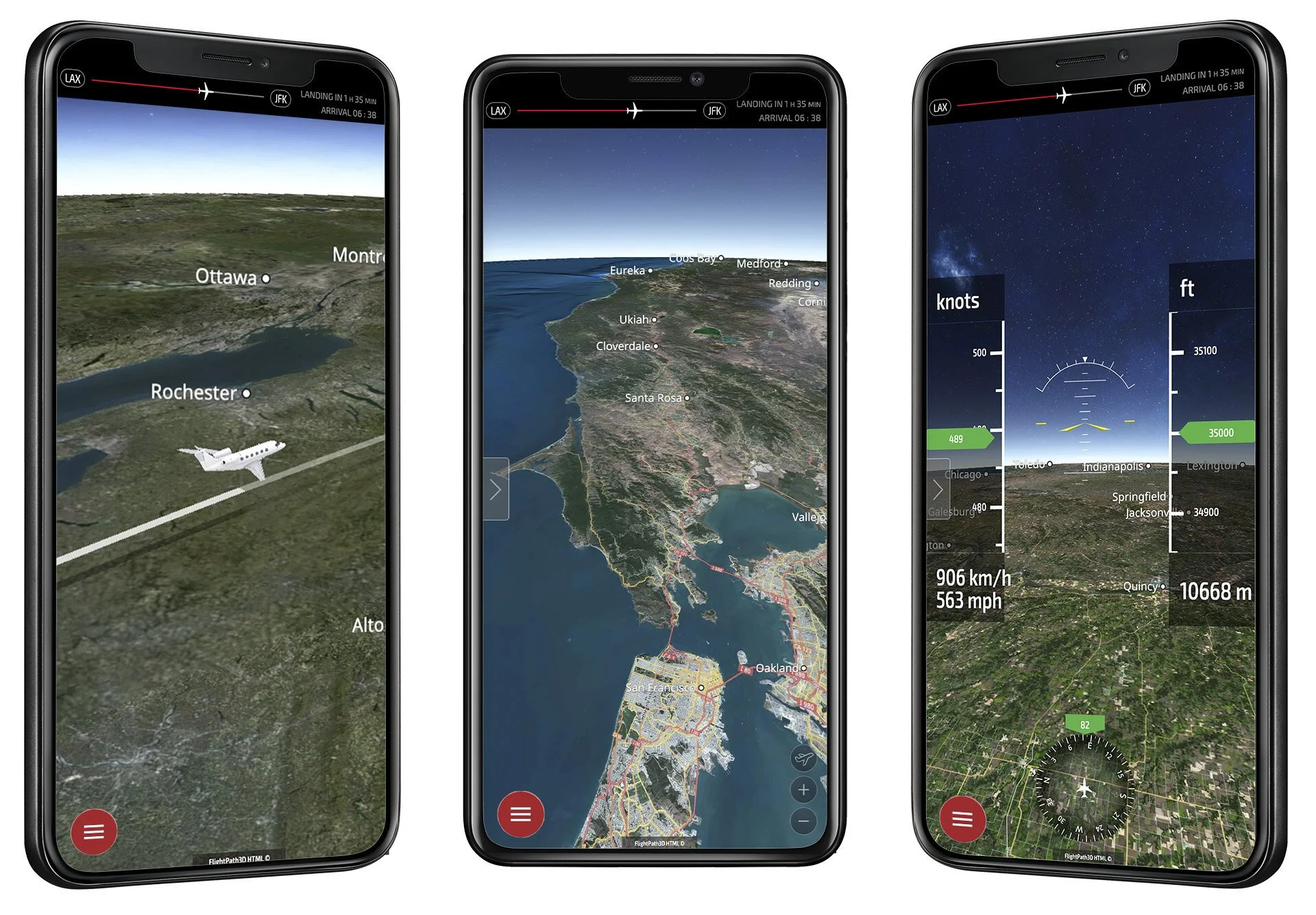 Gogo Business Aviation and FlightPath3D Partner to Provide Stunning 3D Streaming Map — FlightPath3D