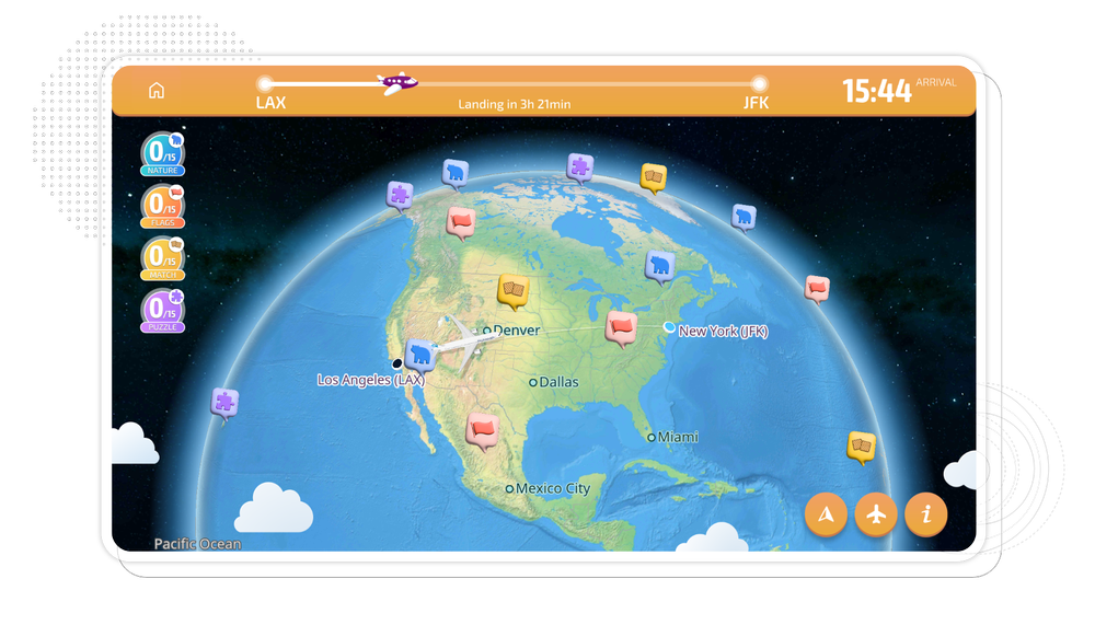 Help junior passengers discover the world | FlightPath3D