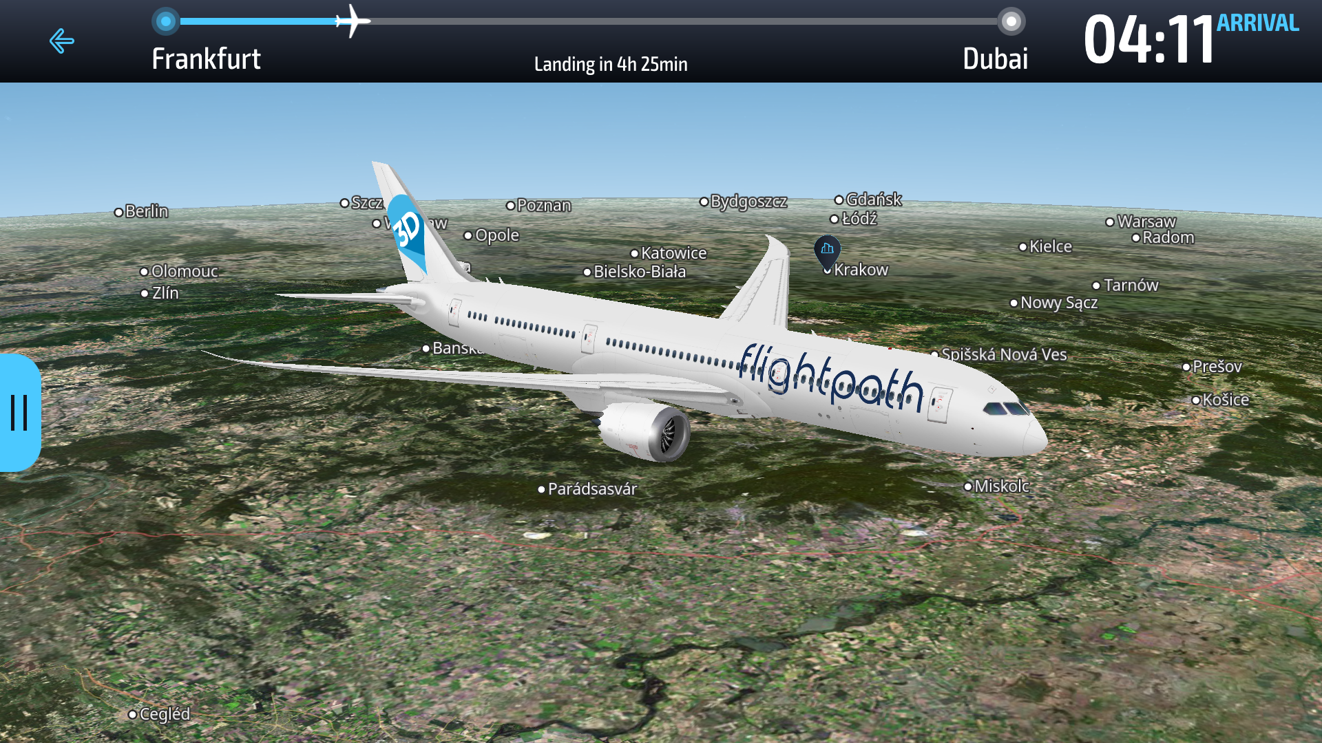 FlightPath3D | Follow the flight path in 3D