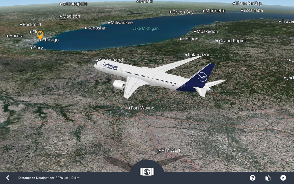 Lufthansa Taps FlightPath3D Moving Map For Long Haul Fleet — FlightPath3D