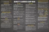 Menu — Bennett's Sandwich Shop
