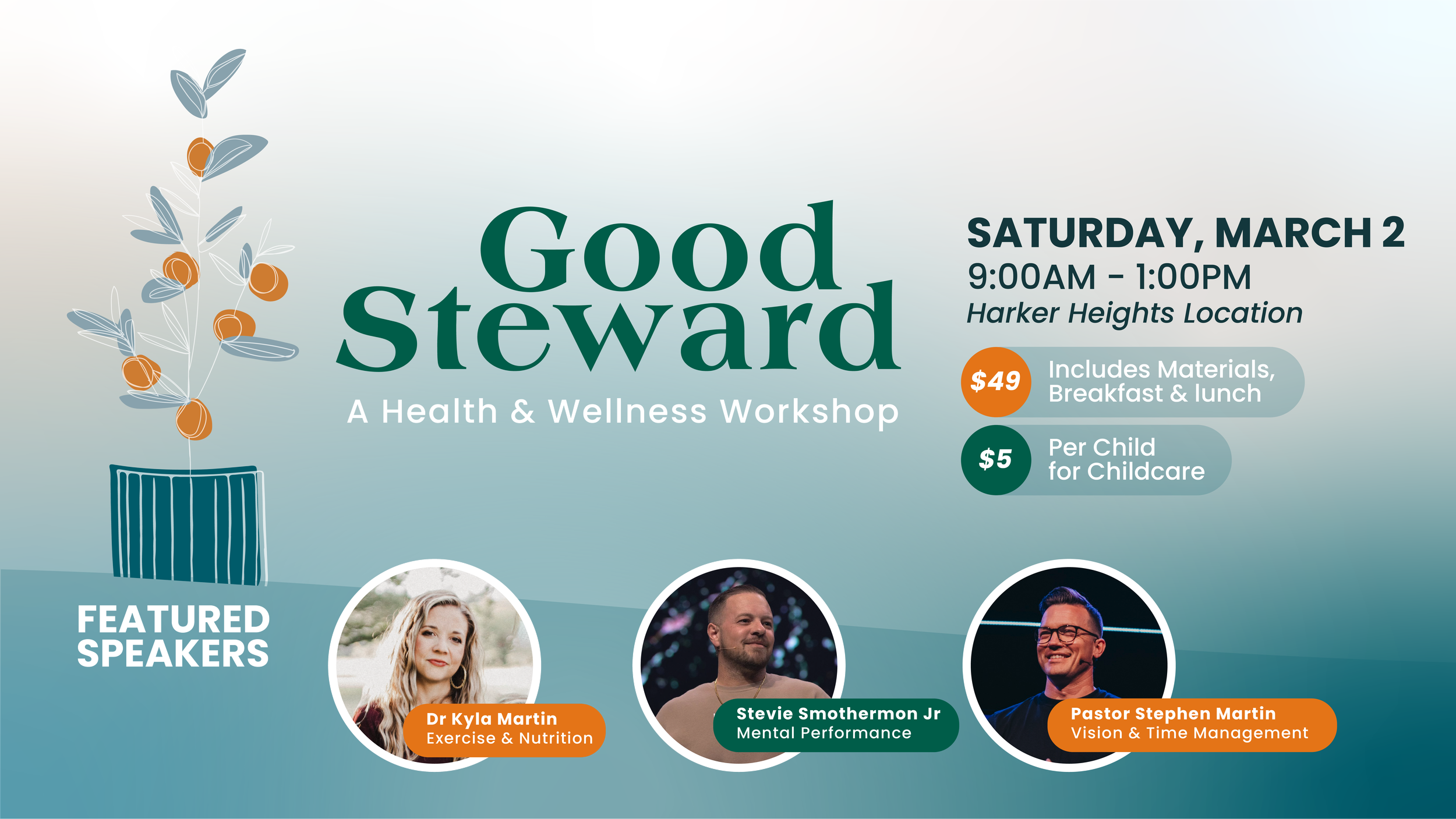 Good Steward | A Health & Wellness Workshop — Vintage Church • A Family ...