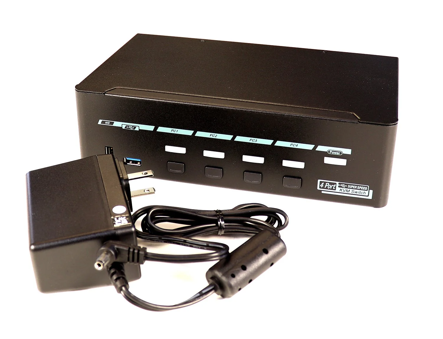 HDMI 2.1 KVM w/EDID & Serial Control - Single Monitor - Four Computer — Level1Techs Store