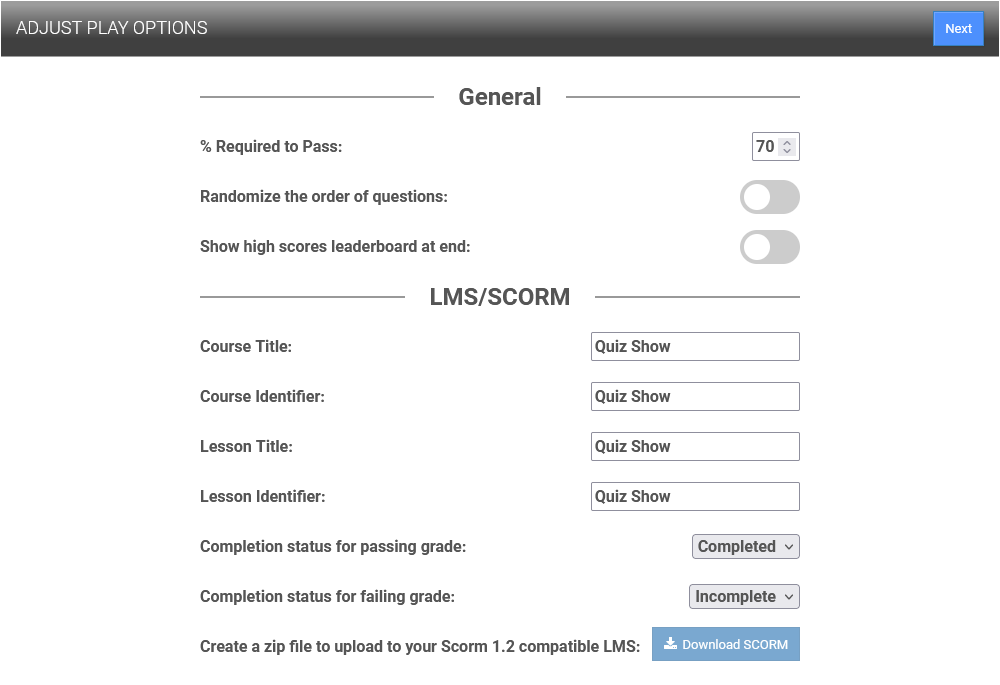 C3 SoftWorks | Using the BRAVOZONE SCORM in an LMS — C3 SoftWorks - Training Games for your ...