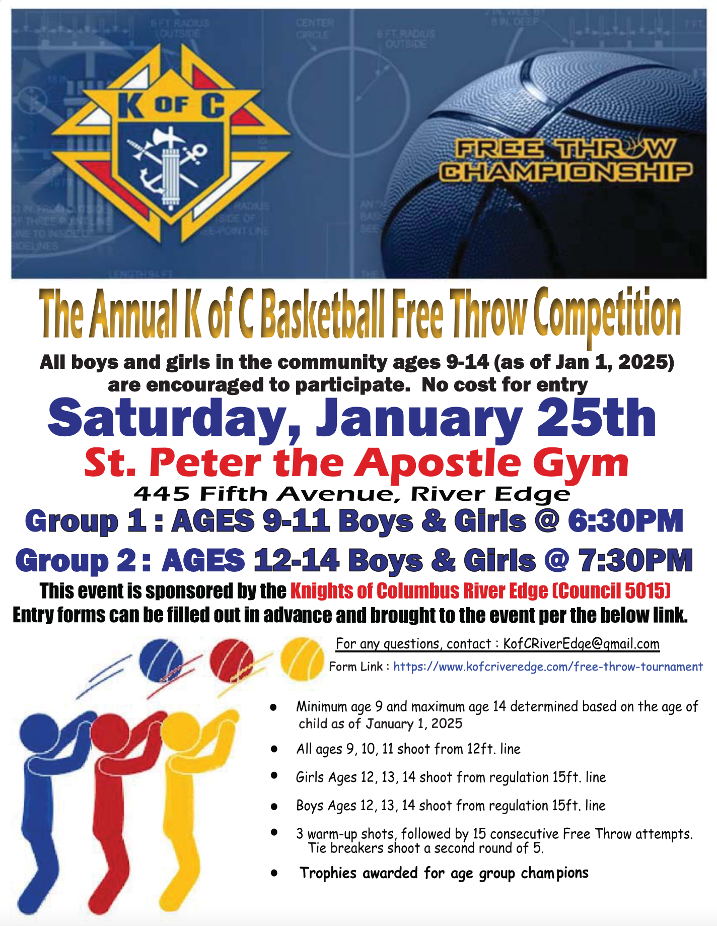 2025 Knights of Columbus Free Throw Competition — St. Peter the Apostle ...