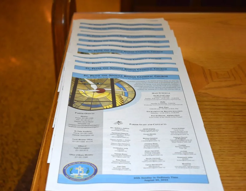 Bulletins — St. Peter the Apostle Roman Catholic Church