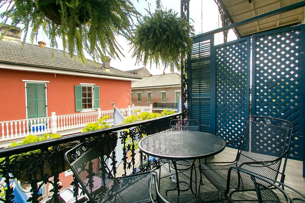 Bourbon Street Hotel balcony rooms — Lafitte Hotel and Bar French Quarter