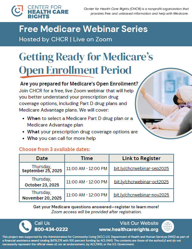 Workshops — Center for Health Care Rights