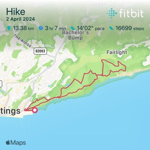 Hastings to Fairlight Cove, East Sussex — Walking In Circles