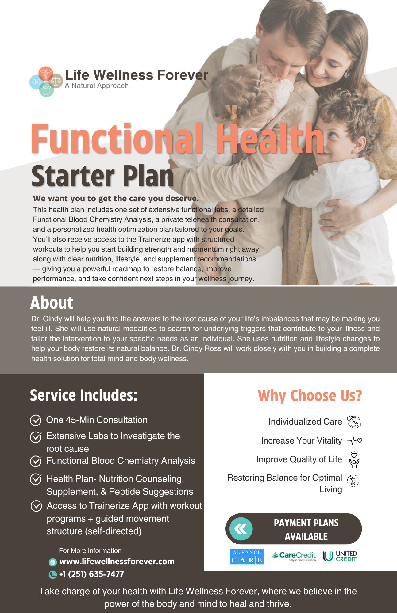 Functional Health Starter Plan — Life Wellness Forever