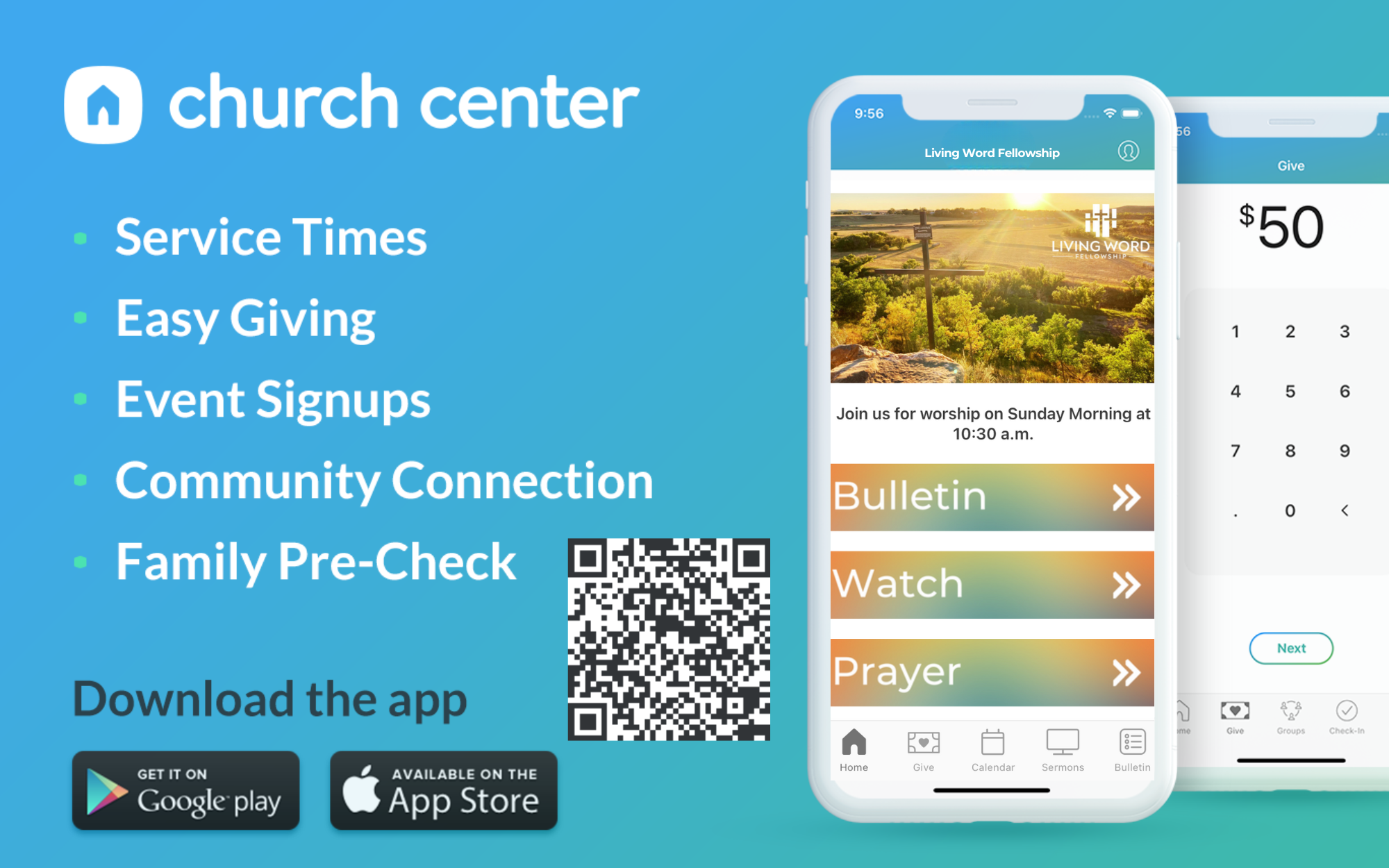 Church Center App — Living Word Fellowship