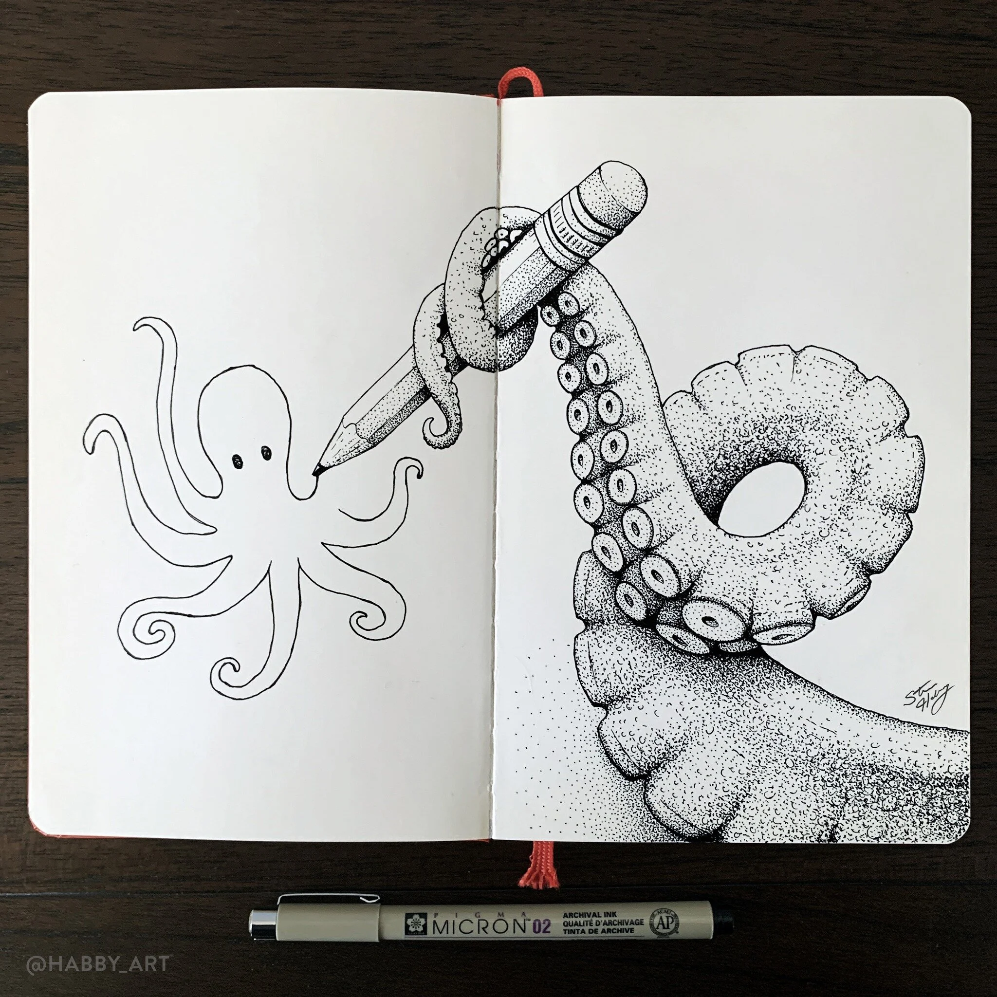 Habby Art - Whimsical Ink Drawings by Steve Habersang