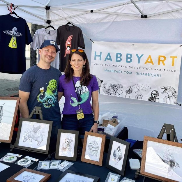 Habby Art - Whimsical Ink Drawings by Steve Habersang