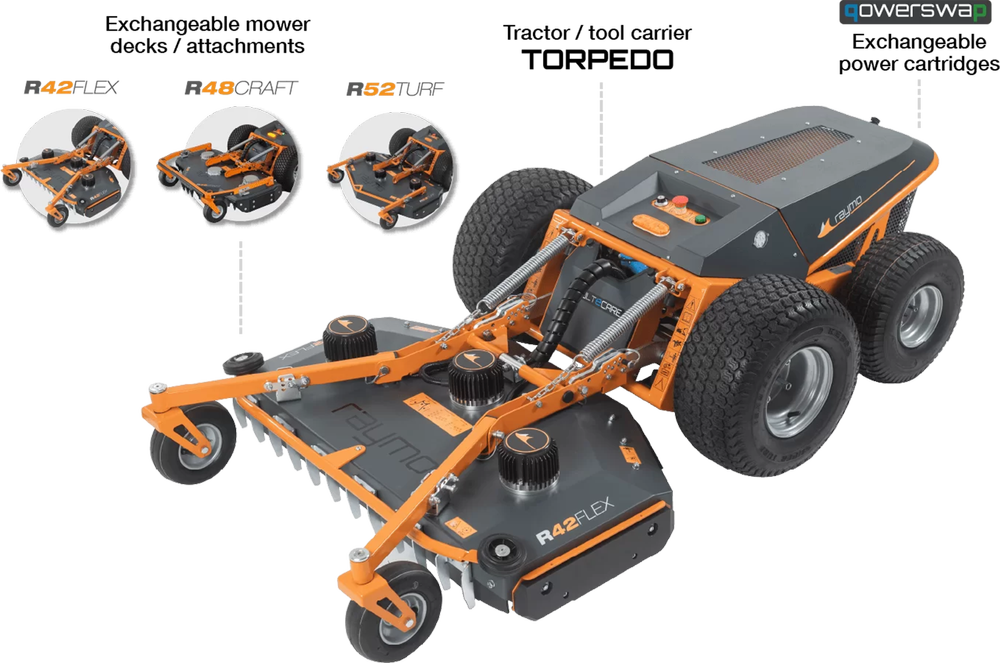 Raymo - Electric Remote Controlled Mower