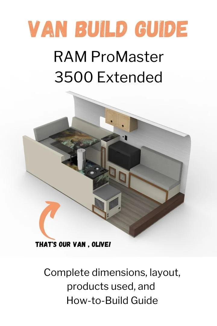 Ultimate Van Build Layout Guide for Dodge Ram Promaster 3500 Extended ...