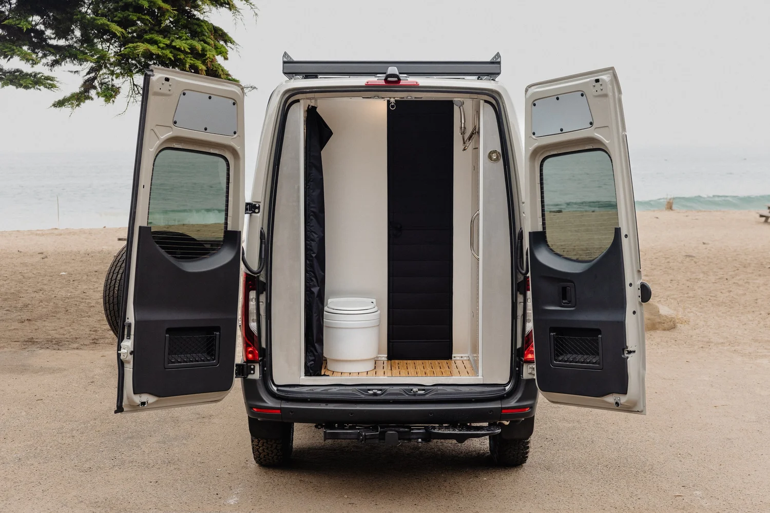 The Nook | Sprinter Camper Van with Shower, Toilet, and Bathroom
