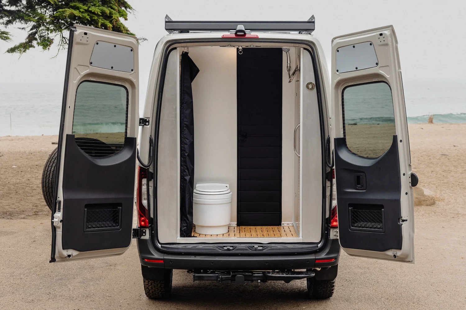 The Nook | Sprinter Camper Van with Shower, Toilet, and Bathroom