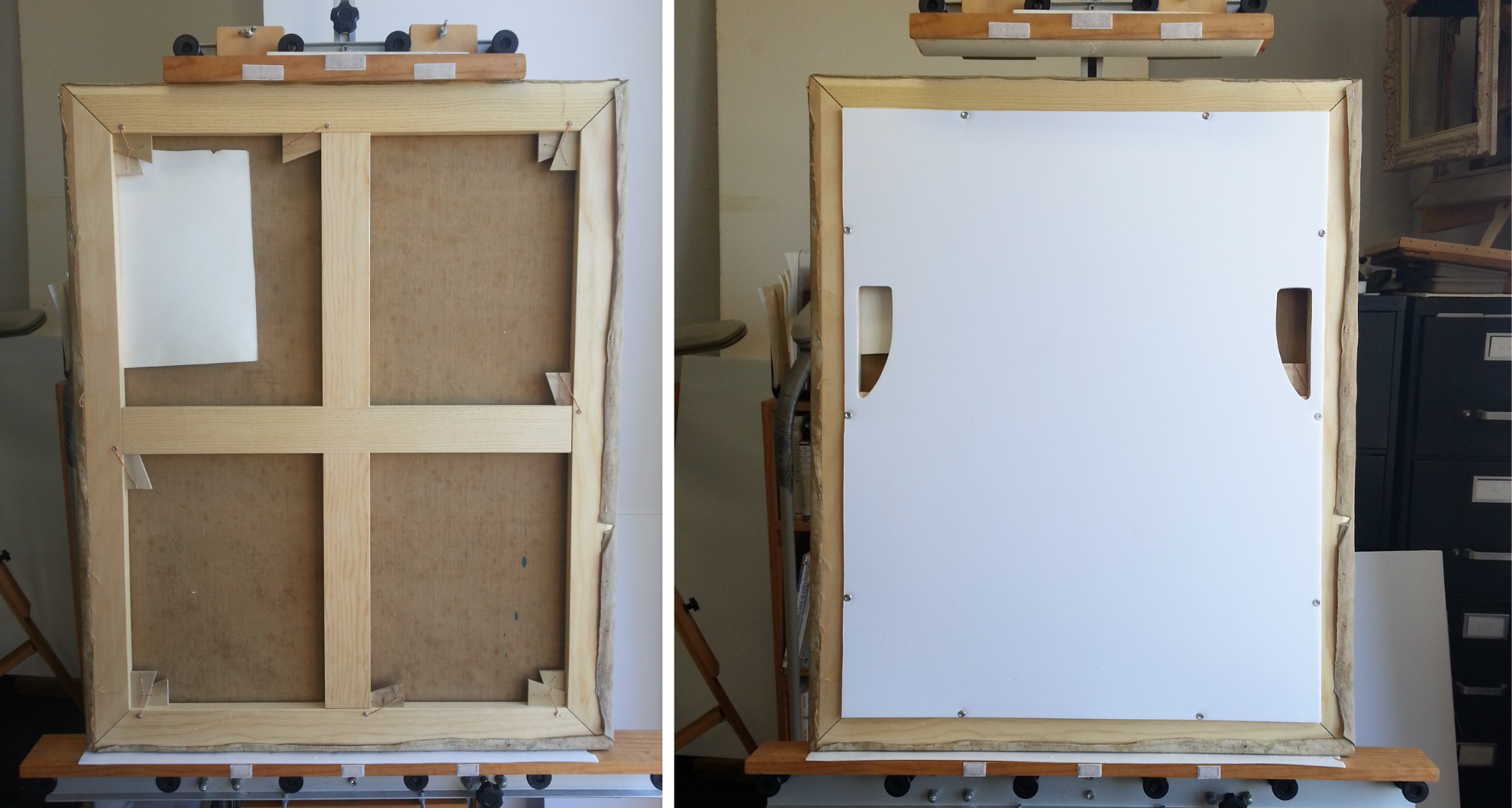 Why Do Conservators Attach Backing Boards to Paintings Post-Treatment ...